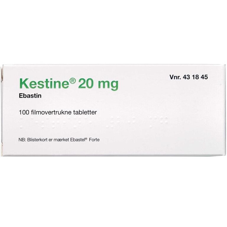 Køb Kestine 20 mg 100 stk Filmovertrukne tabletter | 2care4 | Apopro.dk