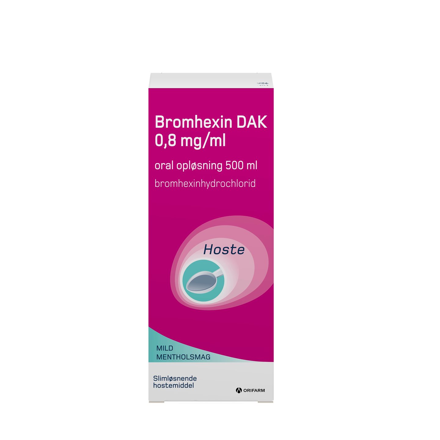 Bromhexin DAK 0,8/ml 500ml Oral opløsning Takeda pharma | Apopro.dk ...