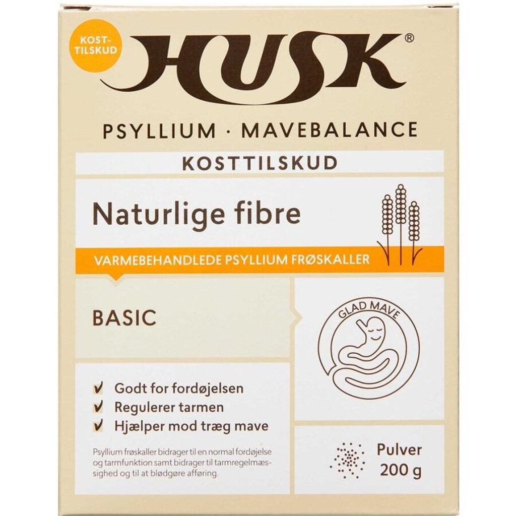 HUSK - Fiberrige Psylliumfrøskaller | Køb på Apopro