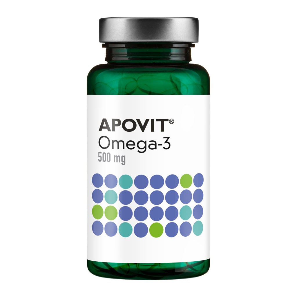 APOVIT Omega-3 kapsler | 180 stk | Kosttilskud med fiskeolie | ApoPro.dk