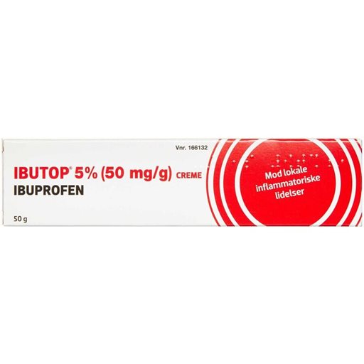 Køb Ibutop 5% 50 g Creme | Lokale smerter | Actavis nordic | Apopro.dk