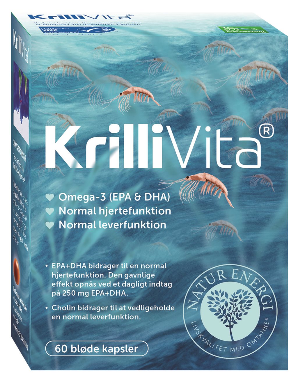 Køb Krillivita 500 mg kapsler Kosttilskud 60 stk | Hos Apopro.dk