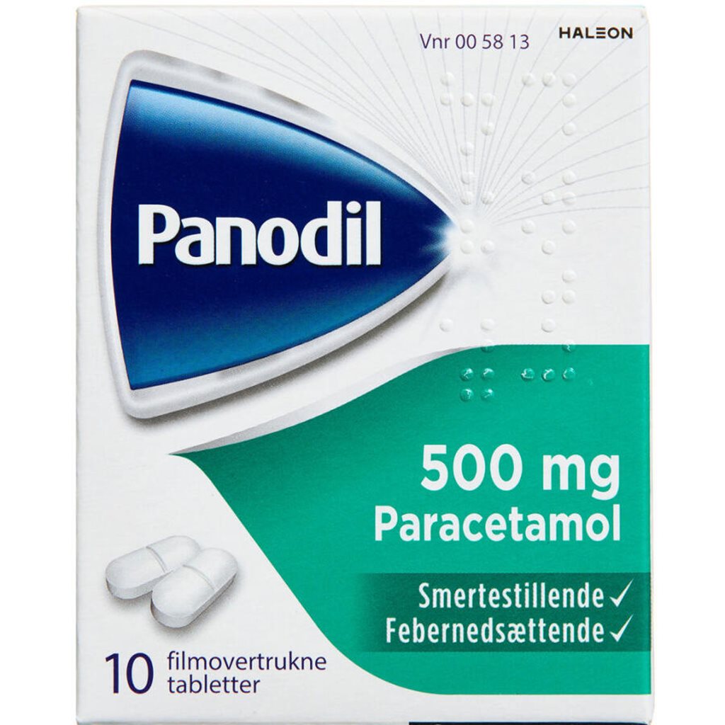 Få Panodil 10 stk. 500 mg tabletter - Smertestillende | Panodil ...