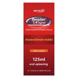 Køb hostesaft | Se vores udvalg af hostesaft fra Benylan på Apopro.dk