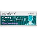 Køb Mucolysin 600 mg 10 stk Brusetabletter | Hos Apopro.dk