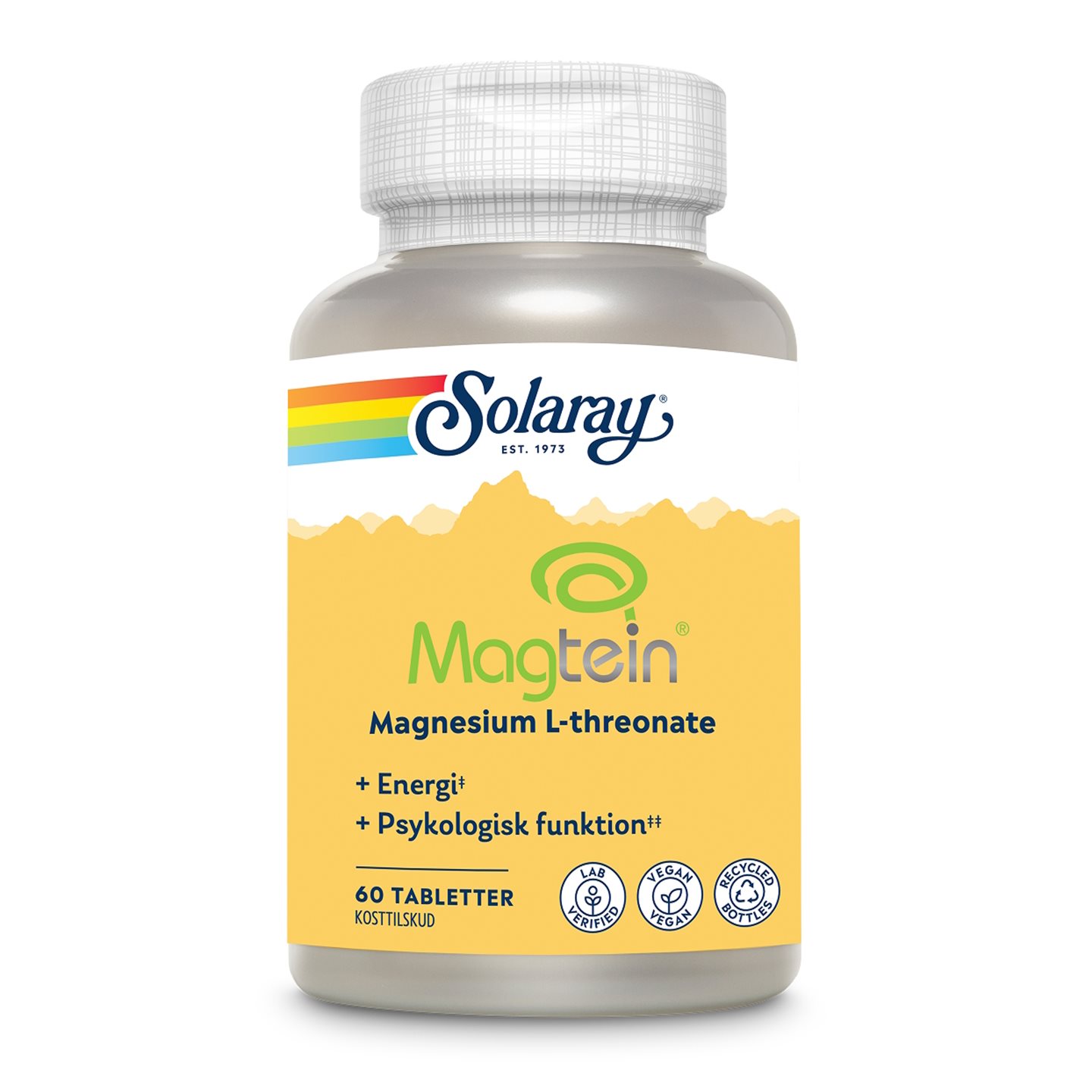 Køb Solaray Magtein Magnesium L-Threonate - 60 stk - hos Apopro