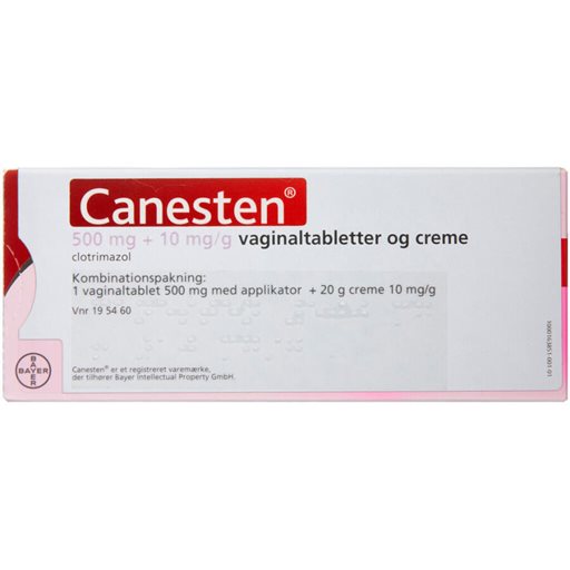 Køb Canesten 500 mg+10 mg/g | Orifarm | Hos Apopro.dk