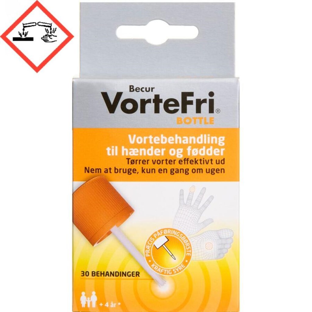 VorteFri vortebehandling til fodvorter og håndvorter hos ApoPro.dk
