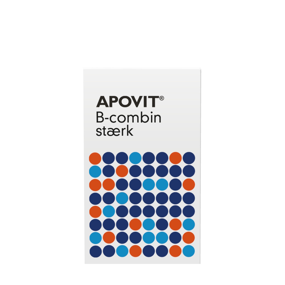 Køb APOVIT B-combin stærk 250 stk. - Kosttilskud | APOVIT | Apopro.dk