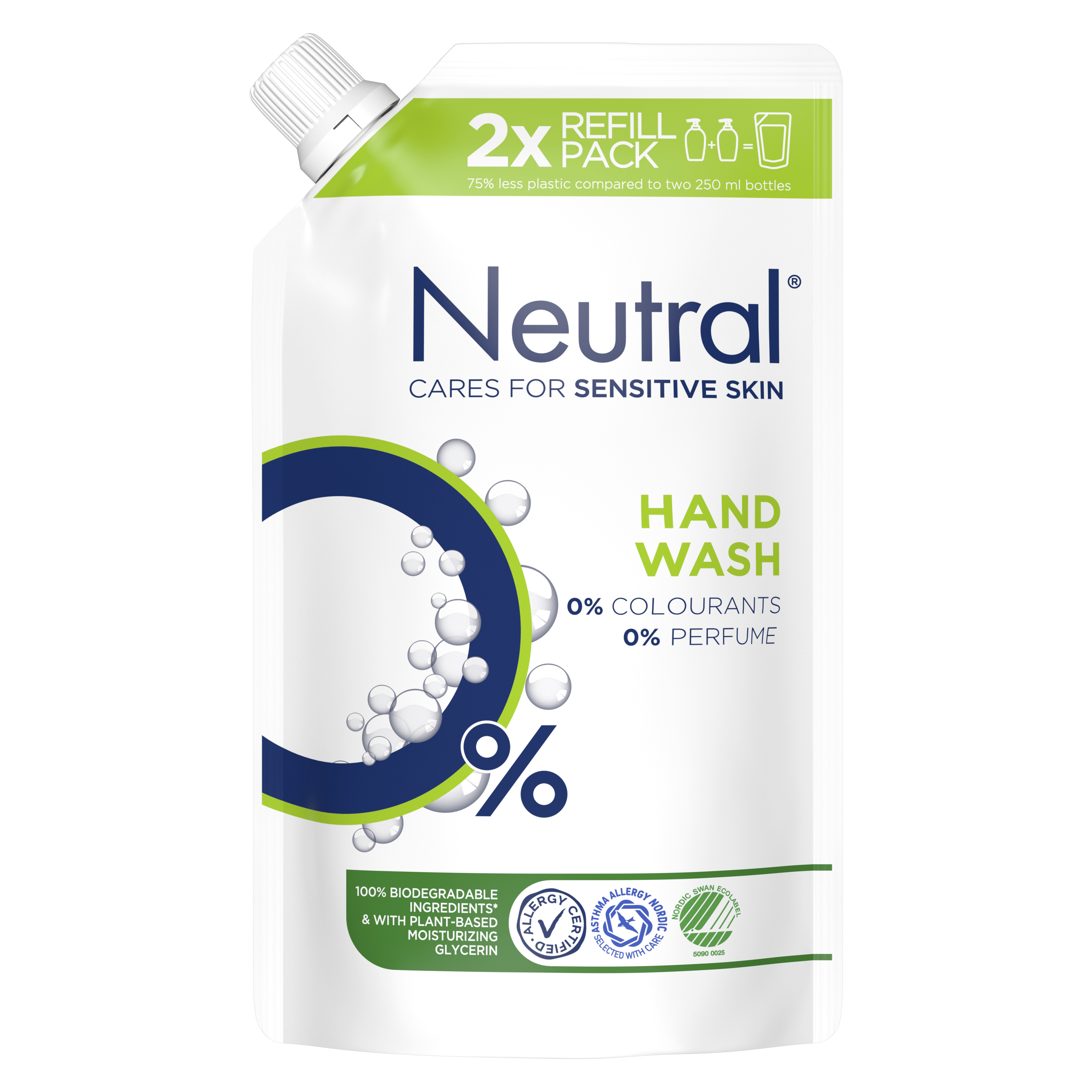 Køb Neutral Håndsæbe Refill - 500 ml - hos Apopro